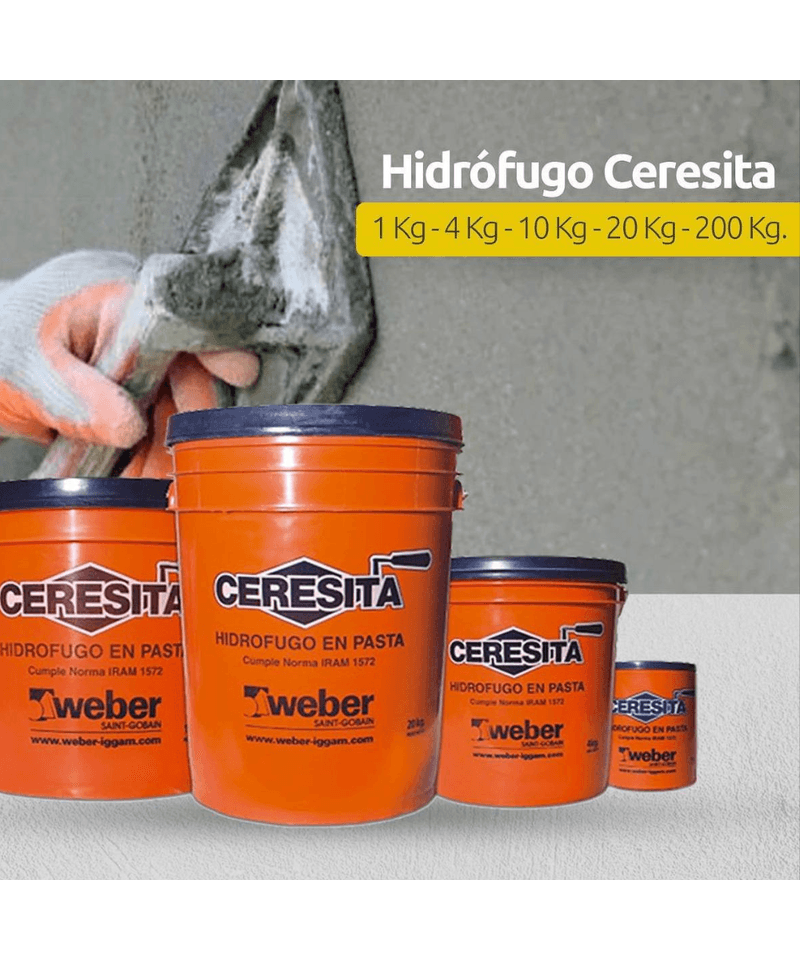 Hidrófugo Weber Ceresita x 4Kg